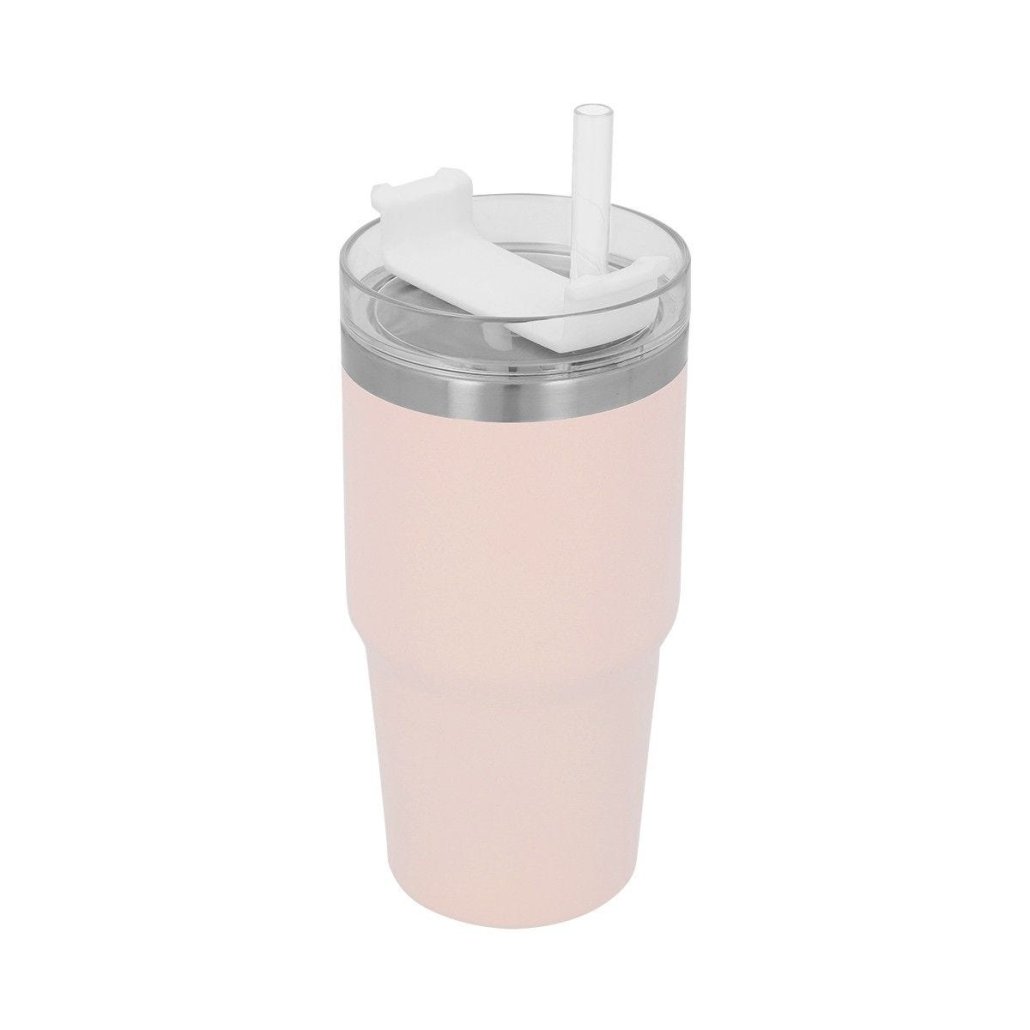 Bebe a Tu Manera: Termo con Popote de Acero a Medida